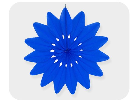 East Tern. 3D Flower shape tissue fans wide version