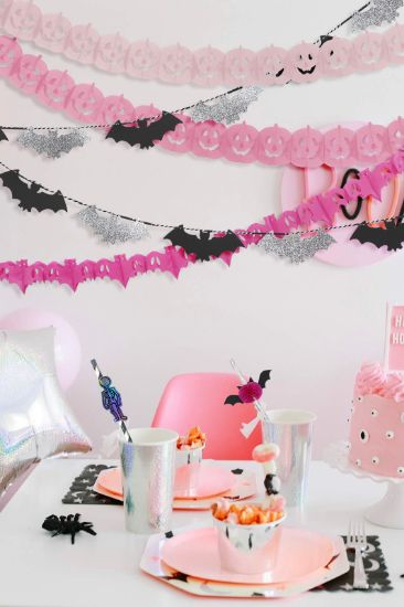 East Tern. Mix color bat halloween garland